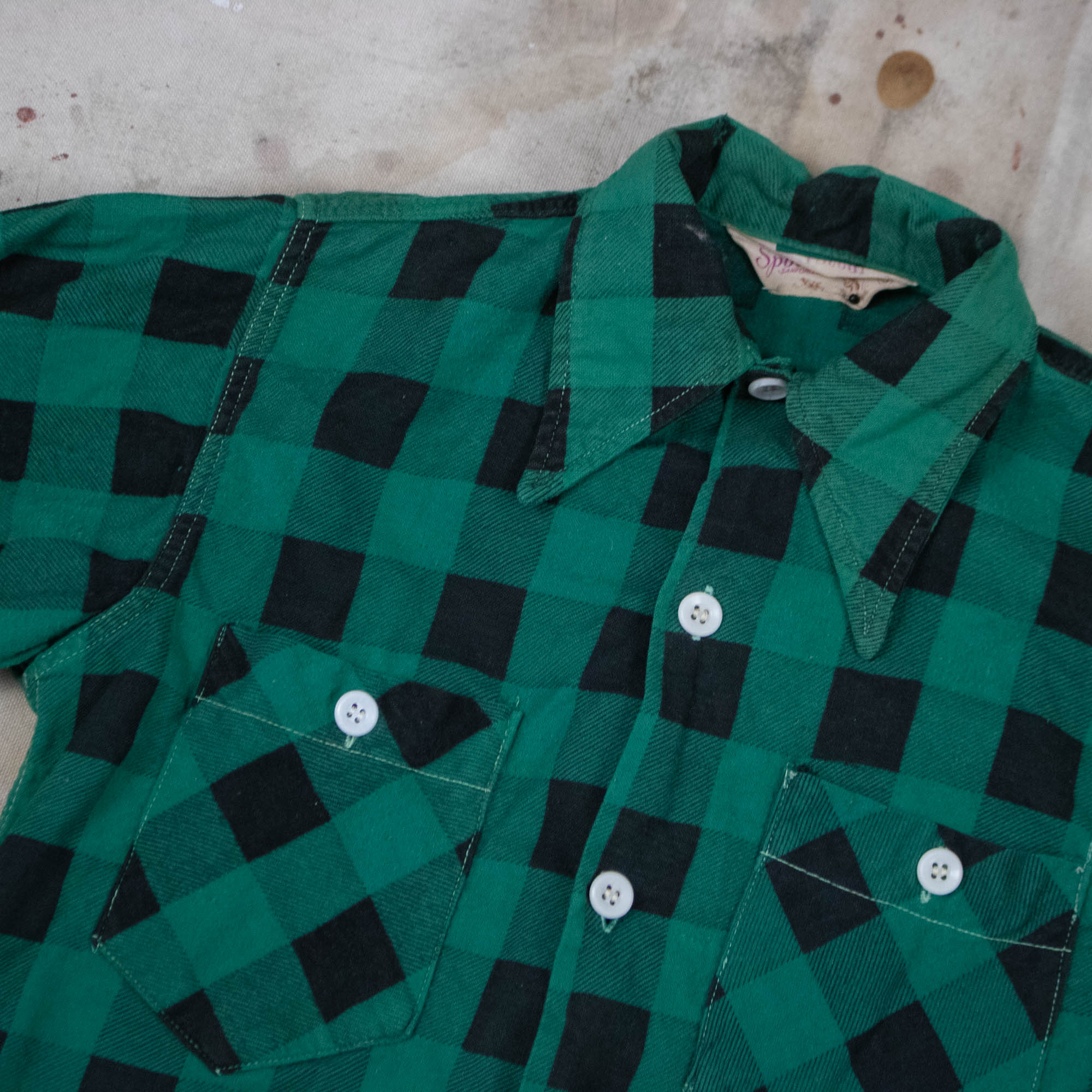 Green Check Shirt – Reunion Vintage Goods